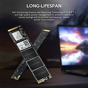 innomaker 1TB SLC Cache 3D NAND TLC NVMe M.2 2280 PCIe Gen 3x4 Internal SSD Solid State Hard Drive Memory Card Read/Write Speed up to 3500/2200MB/s for Laptop PC Desktop ARM SBC Boards (1TB)