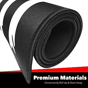 Gun Cleaning Mat | 12 x 24 Inch | 2A Tattered Distressed US Flag | 3mm Padded Non-Slip | Oil & Solvent Resistant Pistol or Rifle Build Pad | Large Workbench or Shooting Mat | Gun Cleaning Kit Add-On