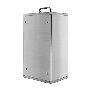 BANLICALI Phone Locker, 36-Slot Stainless Steel Cell Phone Locker Box, Desktop & Wall-Mounted Cell Phones Storage Cabinet with Door Locks and Handle for Classroom Office Employees Silver