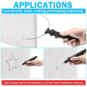 Aolloa Hot Foam Cutter, 4 in 1 Foam Cutter Set With 240V / 18W Digital Voltage Controller, Hot Cutting Set ,Electric Cutting Machine Pen Tools Kit Wire, Mark Pen, For Polyethylene Styrofoam Carving