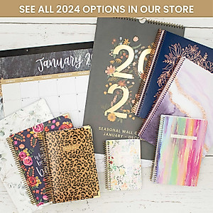 bloom daily planners 2024 Calendar Year Day Planner (January 2024 - December 2024) - 5.5” x 8.25” - Weekly/Monthly Agenda Organizer Book with Stickers & Bookmark - Brushed Beige