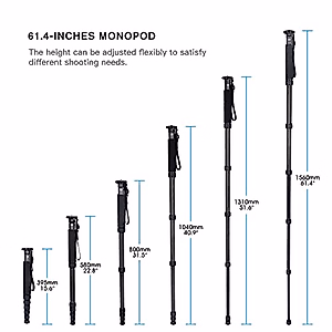 SIRUI P-326 6 Section Carbon Fiber Monopod