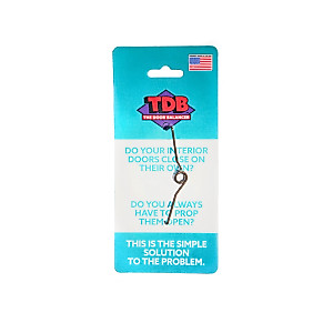 The Door Balancer Eliminates The Need for Door Props, Door Stops and Door Wedges