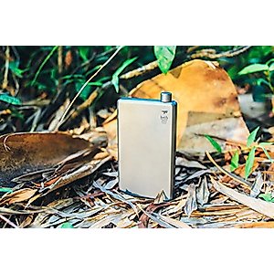 Keith Titanium Ti9307 Pocket Flask with Funnel - 6.8 fl oz ●●●●●●● Keith's 18th Anniversary: Exclusive Price!