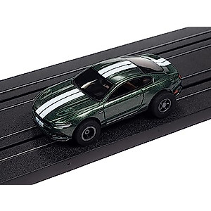 Auto World Xtraction 2018 Mustang GT (Highland Green) HO Scale Slot Car