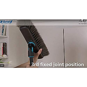 Swiss UX Move Broom Smokey Full Horse Hair with 5 Piece Aluminum Handle, by Nessentials