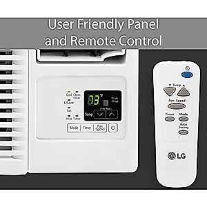 LG Electronics LW2421HRSM LG 24,000 BTU Heat/Cool Window Air Conditioner with WiFi Controls, 24000, White