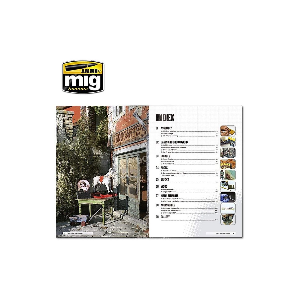 AMM6215 AMMO by Mig - Modelling School: How to Build Urban Dioramas