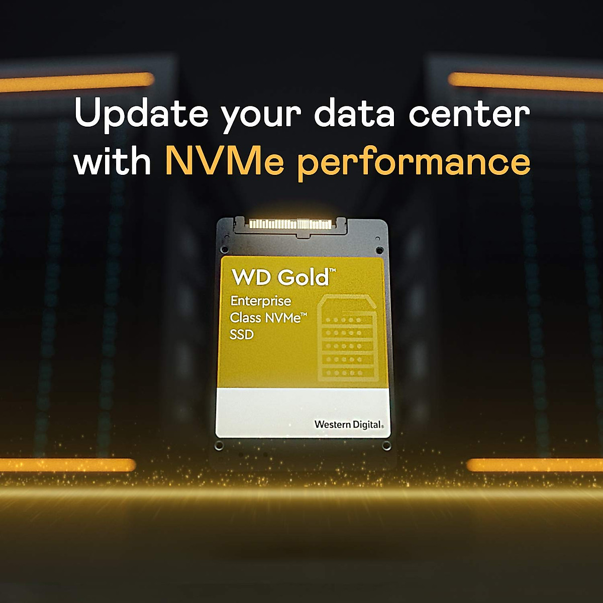 Western Digital 1.92TB WD Gold SN600 Enterprise Class NVMe Internal SSD - U.2 PCIe, 2.5"/7mm - WDS192T1D0D