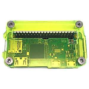 Zebra Zero Case for Raspberry Pi Zero & Zero Wireless - Laser Lime GPIO