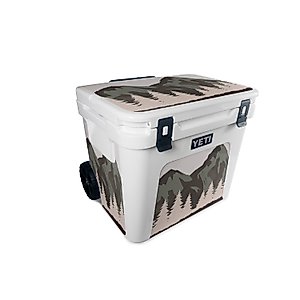 MightySkins Skin Compatible with Yeti Roadie 60 Wheeled Cooler - Forest Range | Protective, Durable, and Unique Vinyl Decal wrap Cover | Easy to Apply, Remove, and Change Styles | Made in The USA