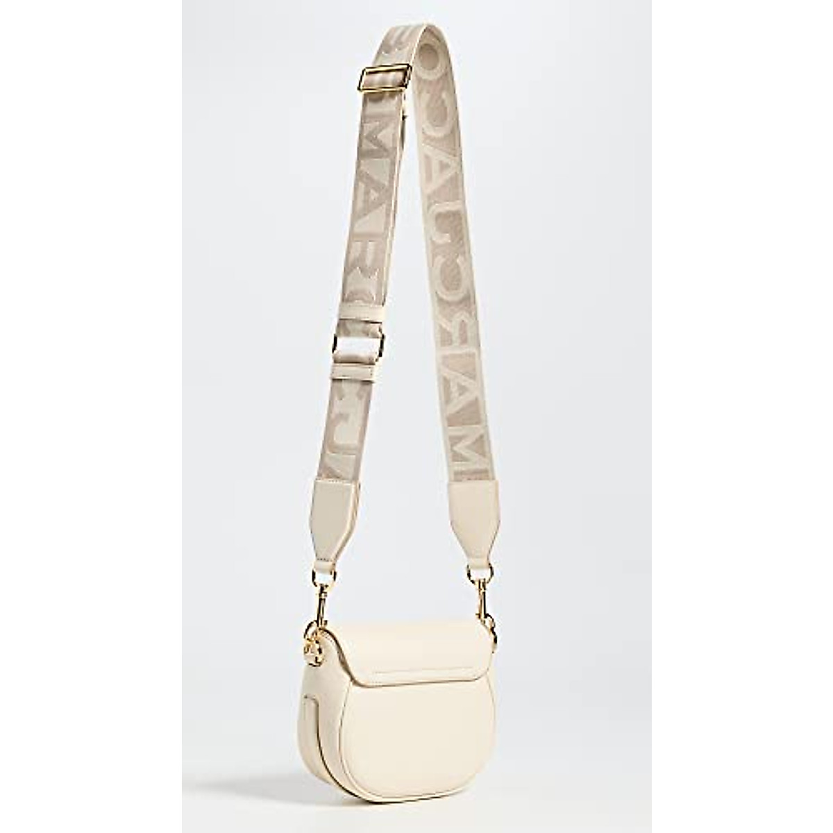 Marc Jacobs Women's The Small Saddle Bag, Cloud White, One Size