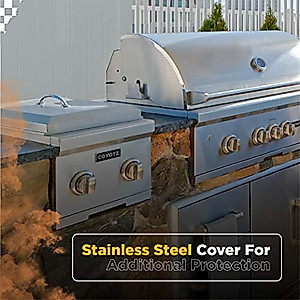 Coyote Built-In Double Side Burner, Propane Gas - C1DBLP