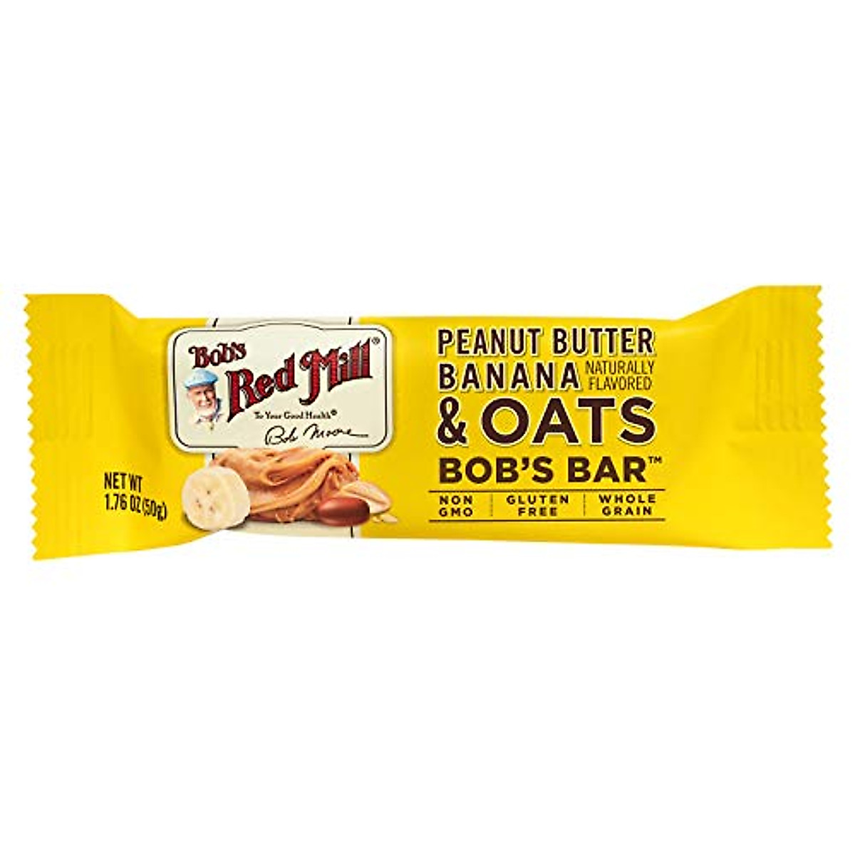 Bob's Red Mill Peanut Butter Banana and Oats Bob's Bar (Case of 12)