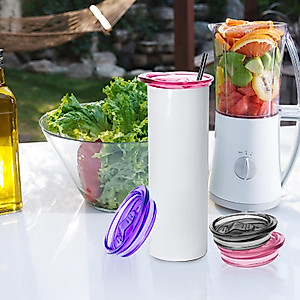 60 Pcs 20 oz Skinny Tumbler Lid Plastic Splash Resistant Lids Multi-colored Tumbler Cup Replacement Lids Spill Proof Travel Mug Lid for Mouth Tumbler Coffee Cooler Cup