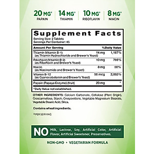 Nature's Truth Vitamin B Complex | Plus B12 | 90 Tablets | Vegetarian and Non-GMO Supplement