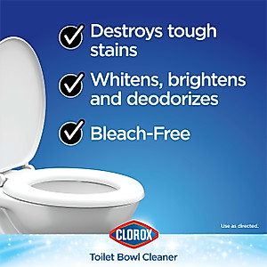 Clorox Toilet Bowl Cleaner Lime & Rust Destroyer 24 Ounces (Package May Vary)