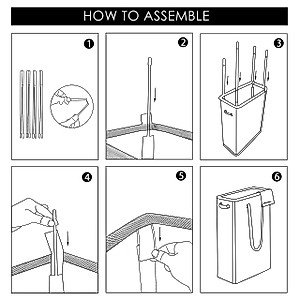 Cloth Clothes Basket, Caroeas 24" Handy Hanging Laundry Basket Tall & Slim Hamper Waterproof Laundry Bag Collapsible Travel Laundry Bag with Breathable Mesh Cover & Soft Handle Laundry Hamper (Black1)