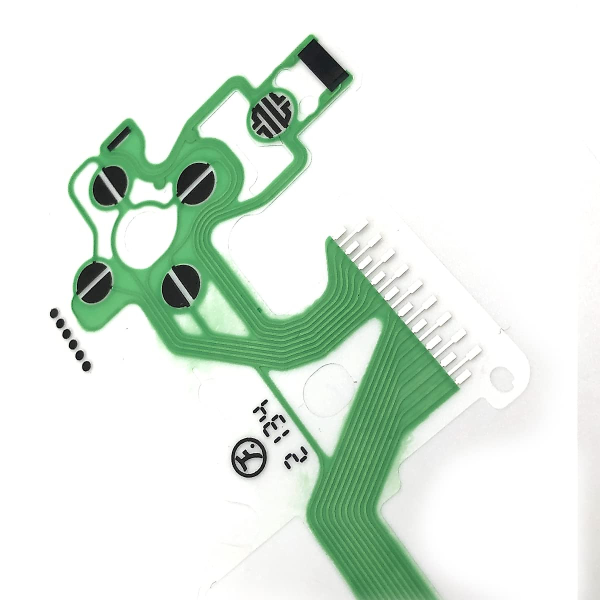 FainWan Flex Ribbon Conductive Film Keypad Compatible with PlayStation PS4 Pro Controller Dualshock 4 JDS-050 / JDS-055 Incl (+) Screwdriver