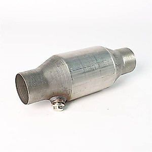 BONILORA EPA 2.5" Inlet/Outlet Universal Catalytic Converter Stainless Steel & O2 Port