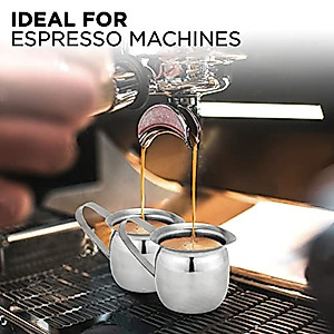 [12 Pack] 3 oz Creamer Pitcher - Stainless Steel Bell Creamers, Mini Cup Container for Serving Milk, Coffee Cream, Salad Dressing, Maple Syrup, Sugar, Espresso Machine for Restaurant, Cafes, Home Used