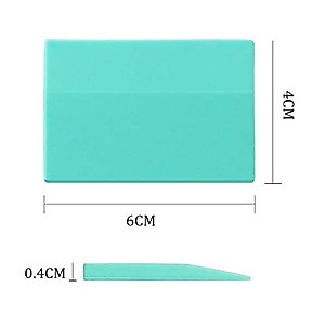 She Love Pack of 5 Screen Printing Squeegees, Self-Adhesive Screen Stencil Printing Squeegee, Rubber Squeegee Screen Printing Tools for Applying Chalk Paste or Ink