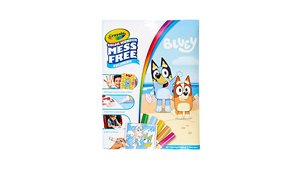 Crayola Bluey Color Wonder Set - Mess Free Fun!
