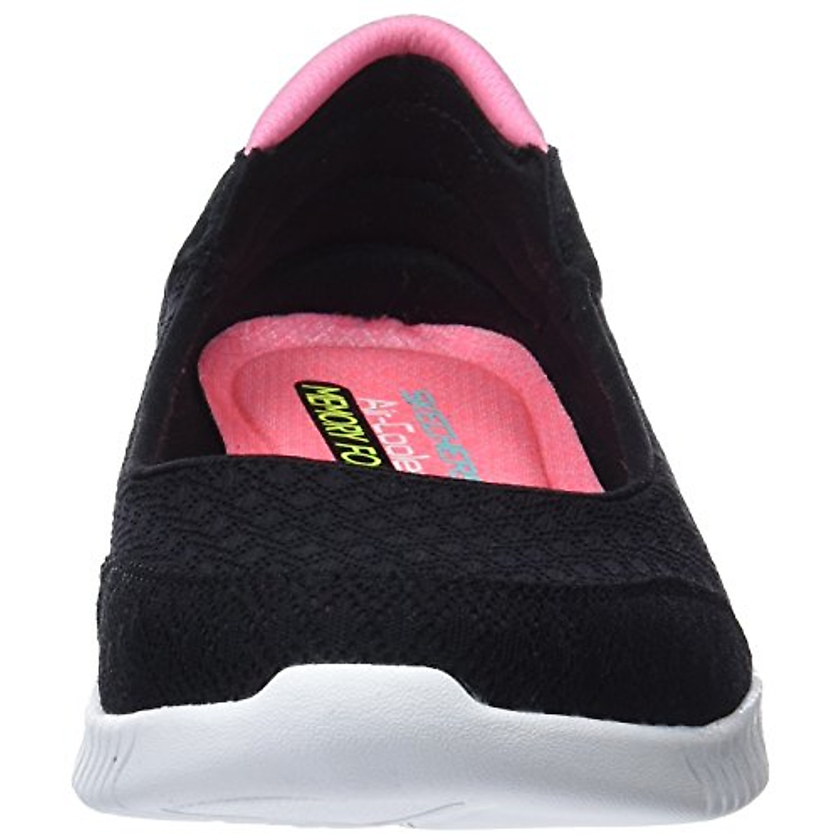 Skechers Women's 23628 Trainers, Black (Black/Pink), 3 UK 36 EU