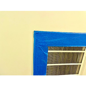 Bridge Cutters Wide Masking Tape Painting 3D Printer Bed Adhesion 6" inch Blue 180 ft 60 Yards Long Painters Removable Paint Protection Non-Slip Over Spray drip Catch Guard Film mask roll