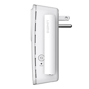 Linksys RE6700: AC1200 Amplify Cross-Band Wi-Fi Extender, Wireless Range Booster, Gigabit Ethernet Port, Spot-Finder Technology (White)