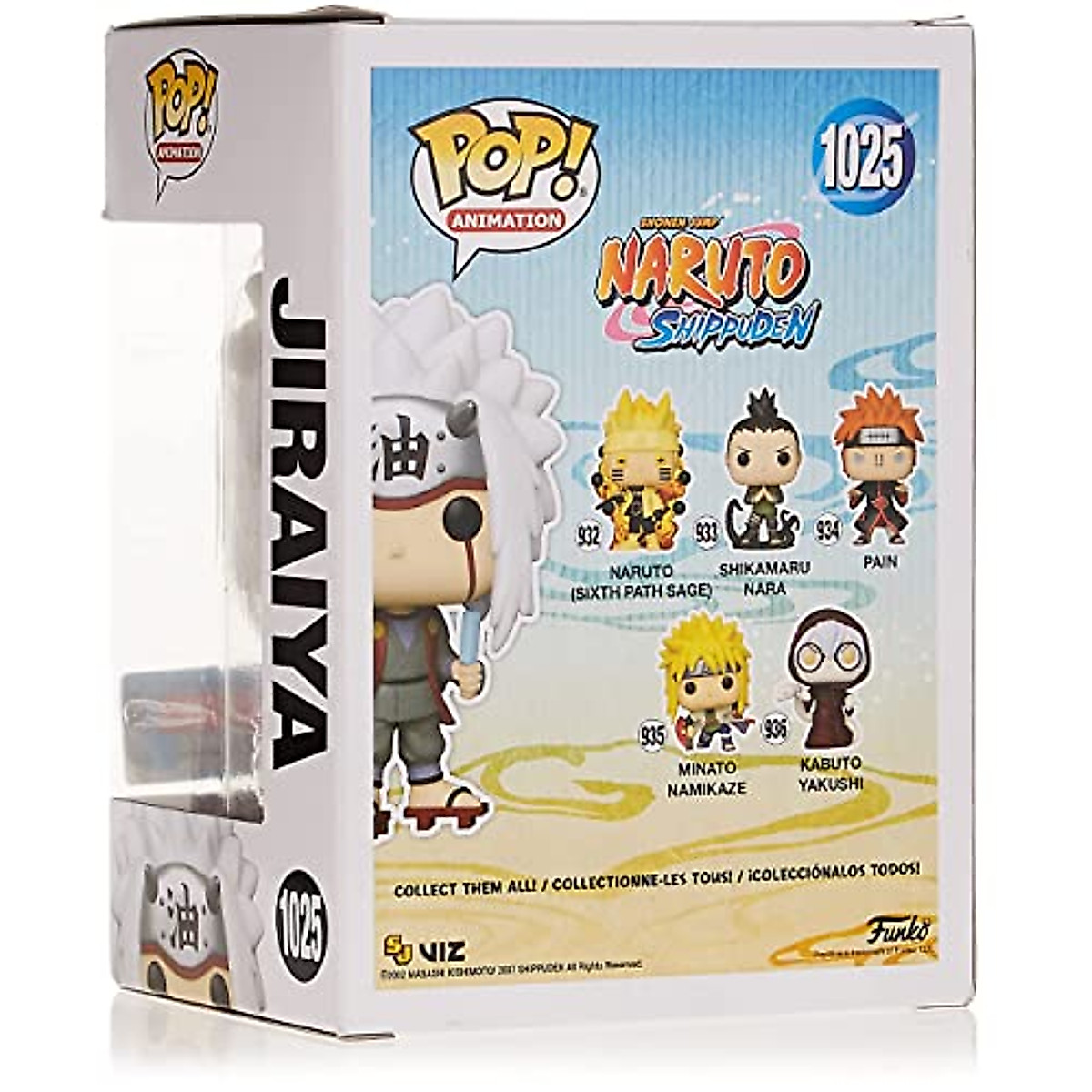 Funko Pop! Naruto Shippuden - Jiraiya with Popsicle, 2021 Fall Convention Exclusive Vinyl Figure #1025