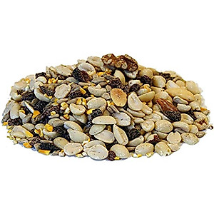 Backyard Seeds Woodpecker Shelled Peanuts Mixed Bird Seed with Sunflower Chips, Pumpkins, Raisins (5 Pounds)