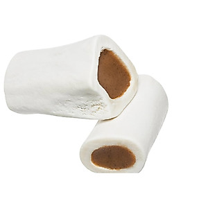 MPP Stuffed Bully Shin Bones 4 Inch Refillable Nutritious Hard Dog Dental Care Chews (2 Bones)