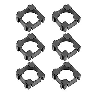 100Pcs Lithium Battery Holder, Plastic Battery Pack Bracket Cylindrical Cell Battery Stand Cell Spacer for DIY Fixed Battery