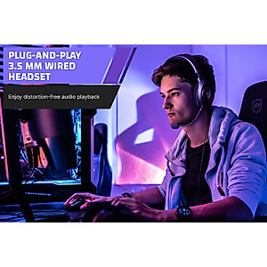 Sound Blaster Blaze V2 Over-Ear Gaming Headset with Detachable Noise-Cancelling Microphone, Volume and Mic Mute Control for PC/Mac/Consoles