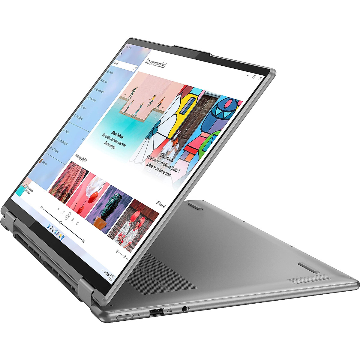 LENOVO Yoga 7i 2-in-1 Laptop 2022 | 16" 2.5K Touch Intel EVO Platform | 12th Core i7-1260P Iris Xe Graphics | 16GB RAM 1TB SSD WiFi 6E Thunderbolt 4 Backlit Fingerprint | Win 10 Pro TLG 32GB USB
