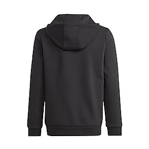 adidas Originals Kids' Adicolor Hoodie, Black/White, Medium
