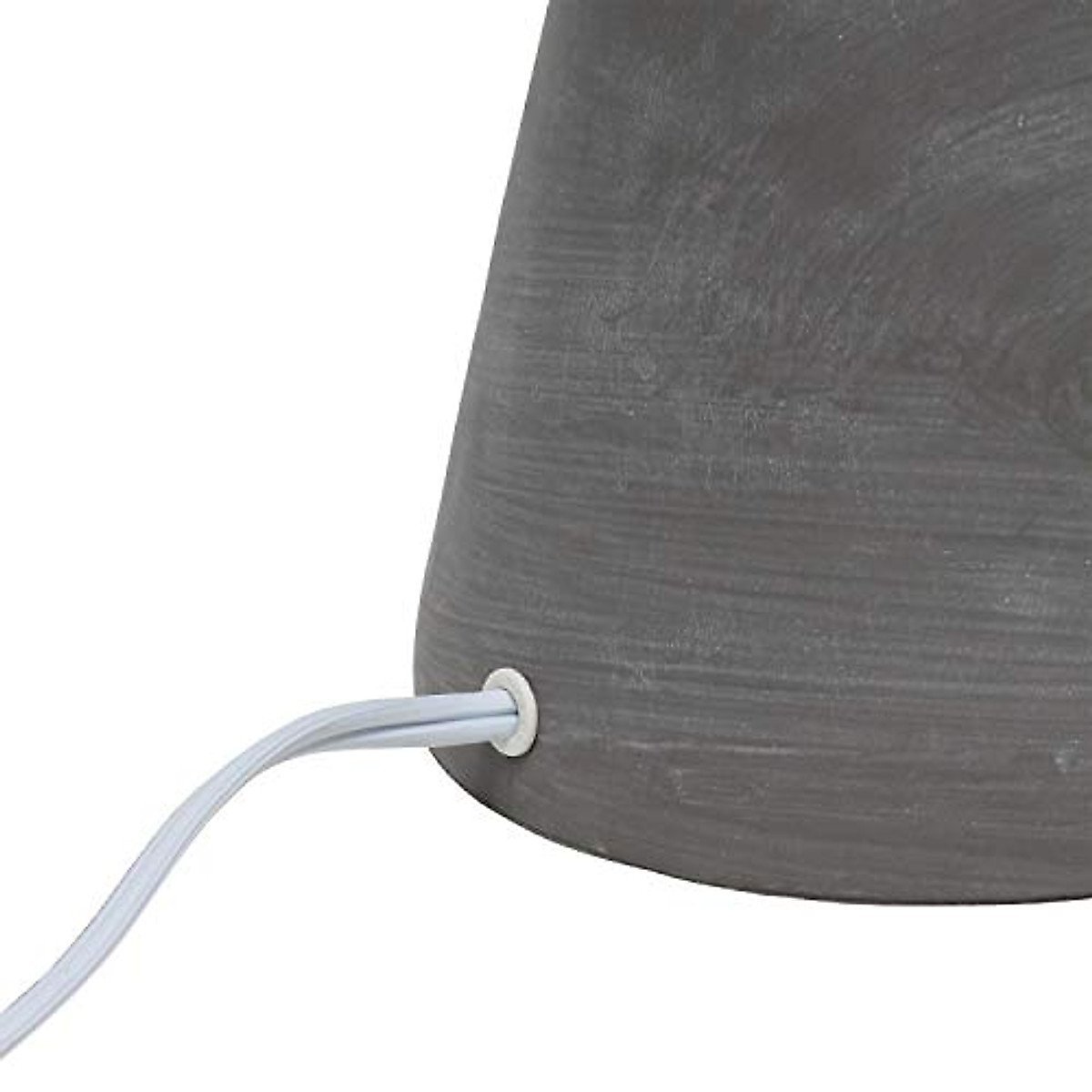 Simple Designs LT2059-GRY Pinnacle Concrete Table Lamp, Gray