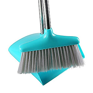 FGY Broom and Dustpan Set for Home - 36inch, 3L Capacity, 10" Great Edge, Lightweight & Detachable, Broom with Dustpan Combo for Kitchen, Office, Outdoor, Indoor - for Teen