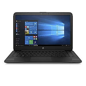 HP Stream 14 Inch Laptop (2018 New), Intel Celeron N3060 Processor, 4GB RAM, 32GB eMMC Storage, Office 365 Personal 1-year included, Windows 10 Home, Jet Black