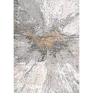 nuLOOM Cyn Abstract Accent Rug, 2' x 3', Silver