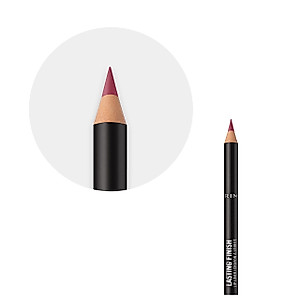 Rimmel Lasting Finish 8HR Soft Lip Liner Pencil - Vibrant, Blendable Formula to Lock Lipstick in Place for 8 Hours - 215 Ms.Mauve, .04oz