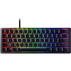 (Renewed) Razer Huntsman Mini 60% Gaming Keyboard: Clicky Optical Switches RZ-03-03390100 - Black