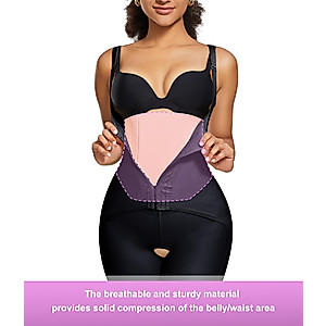 YERKOAD Abdominal Compression Board Flattening Belly AB Board Lumbar Post Surgery Lipo Back Foam Board Postpartum Recovery (Beige, One Size)