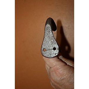 Southern Metal Old Fashion Towel Wall Hooks Triple Bath Robe Towel Wall Hooks, Cast Iron, 2 Pieces, H-15