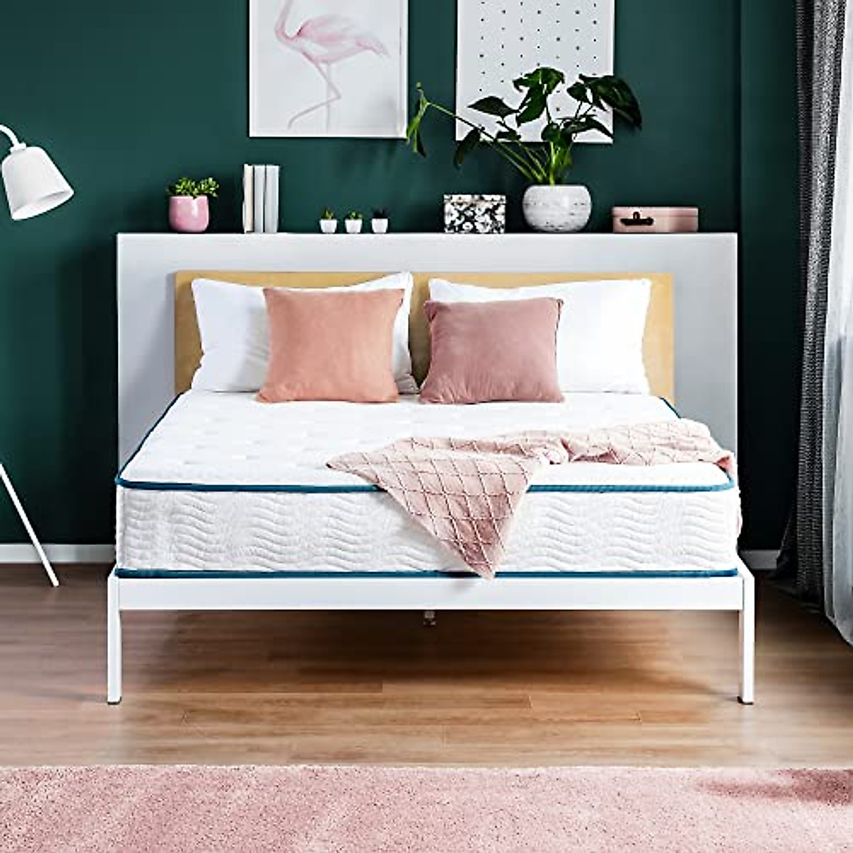 Olee Sleep 10 Inch Skyline Gel Infused Memory Foam InnerSpring Mattress, Mattress In a Box, CertiPUR-US Certified, Queen