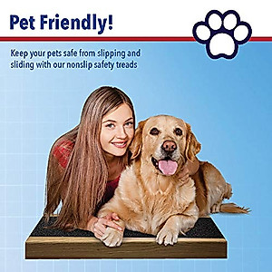 SlipDoctors Anti Slip Traction Tape (4" x 15 FT) Black, 60 Grit, Heavy Duty Safety Tape for Indoor/Outdoor, Ramps, Stairs and more. Strong Adhesive Non Skid Treads.