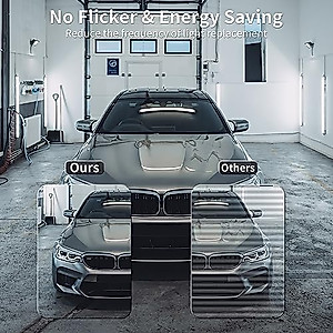 LPMYLMC Hexagon LED Garage Light, 25 Pack 200W 30000LM 6500K Hexagon Led Lights for Garage, Basement, Warehouse, Auto Beauty Shop, Car Detailing Shop etc.