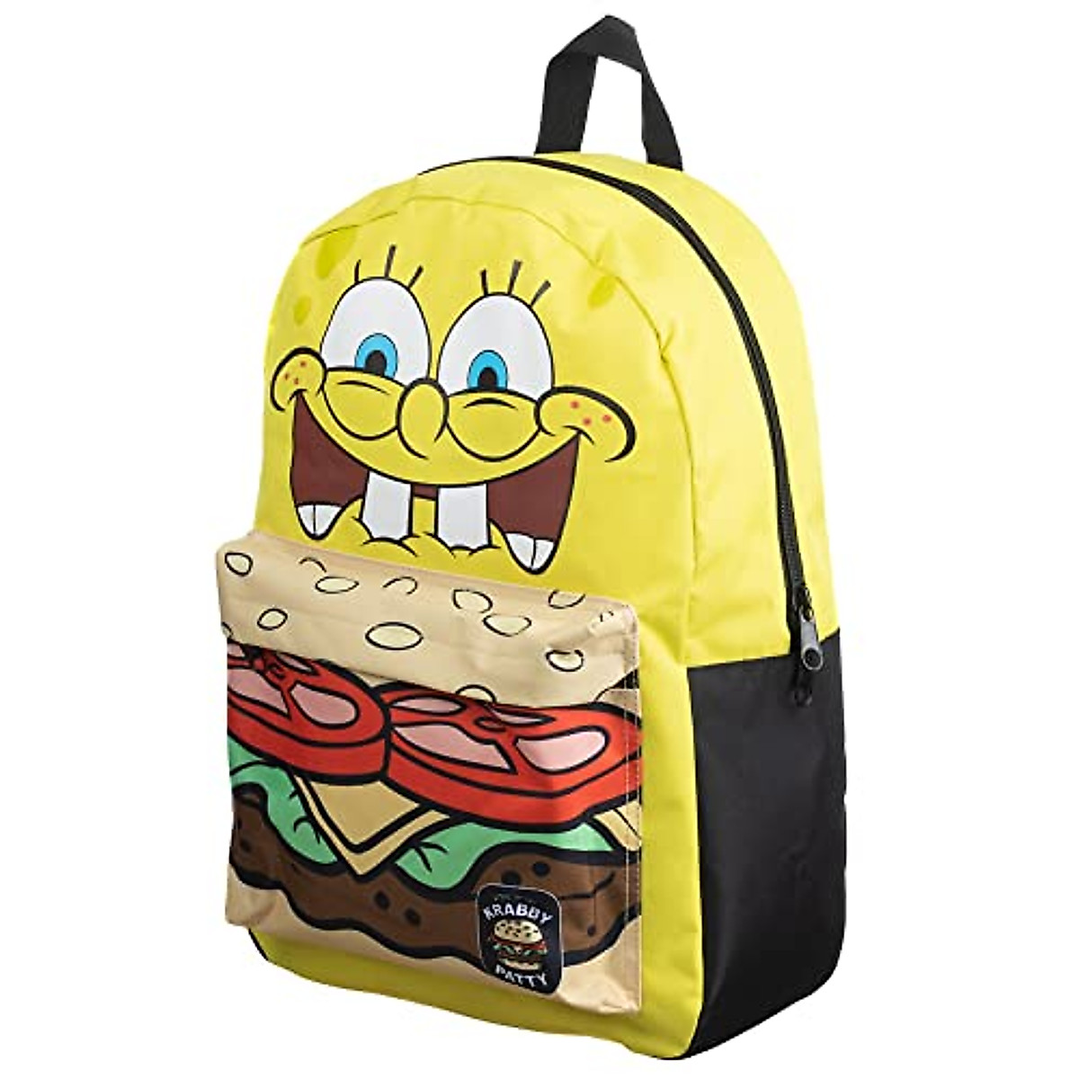 Bioworld Spongebob Squarepants Mixblock Krabby Patty Adult Laptop Backpack