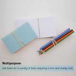 BAZIC Rubber Bands, Assorted Size 2 Oz./ 56.70 g, Made in USA Elastic Stretchable Bands for Bank Paper Bills Money Dollars File Folders, 1-Pack